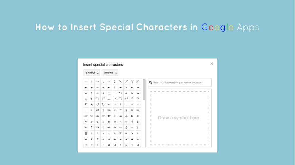 How To Insert Special Characters In Google Apps BetterCloud