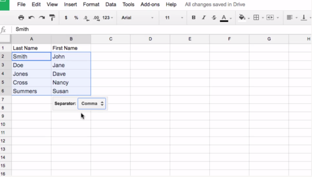 How To Split Text Into Columns In Google Sheets BetterCloud